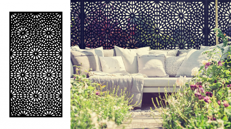 Hidden with beauty - Geometric screens designed to develop outdoor ...