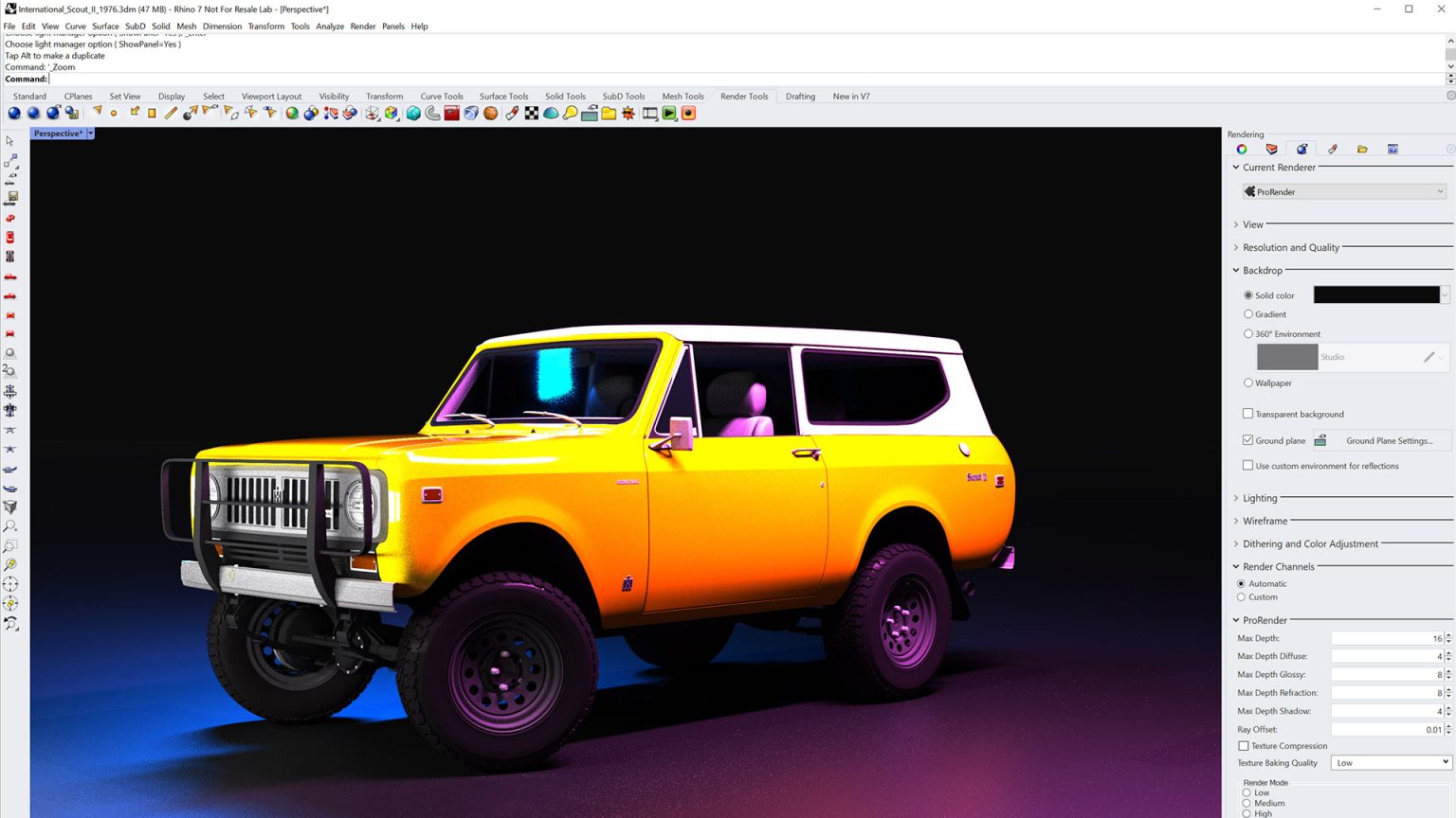 AMD Radeon ProRender for Rhino - DEVELOP3D