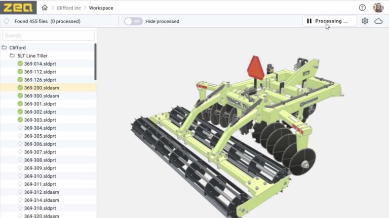 Zea launches cloud platform in Beta for 3D equipment documentation - DEVELOP3D