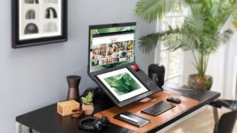 Mobile Pixels adds Geminos - an ergonomic, over-under, double 24-inch ...
